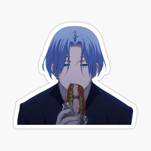 "Langa Eating - SK8 Infinity" Sticker for Sale by jisoohuwa | Redbubble