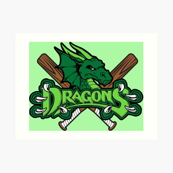 "Dragons Baseball Logo" Art Print for Sale by DavidAyala | Redbubble