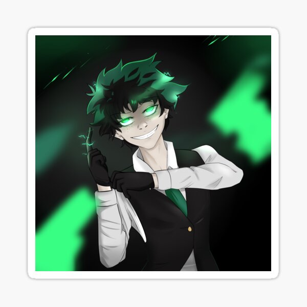 "Villain Deku" Sticker for Sale by JayJem | Redbubble