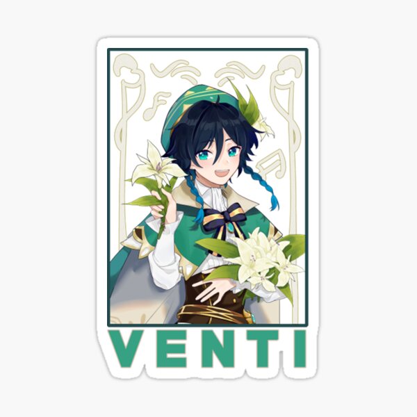 "Genshin Impact Venti 3" Sticker for Sale by Mathisberengar | Redbubble