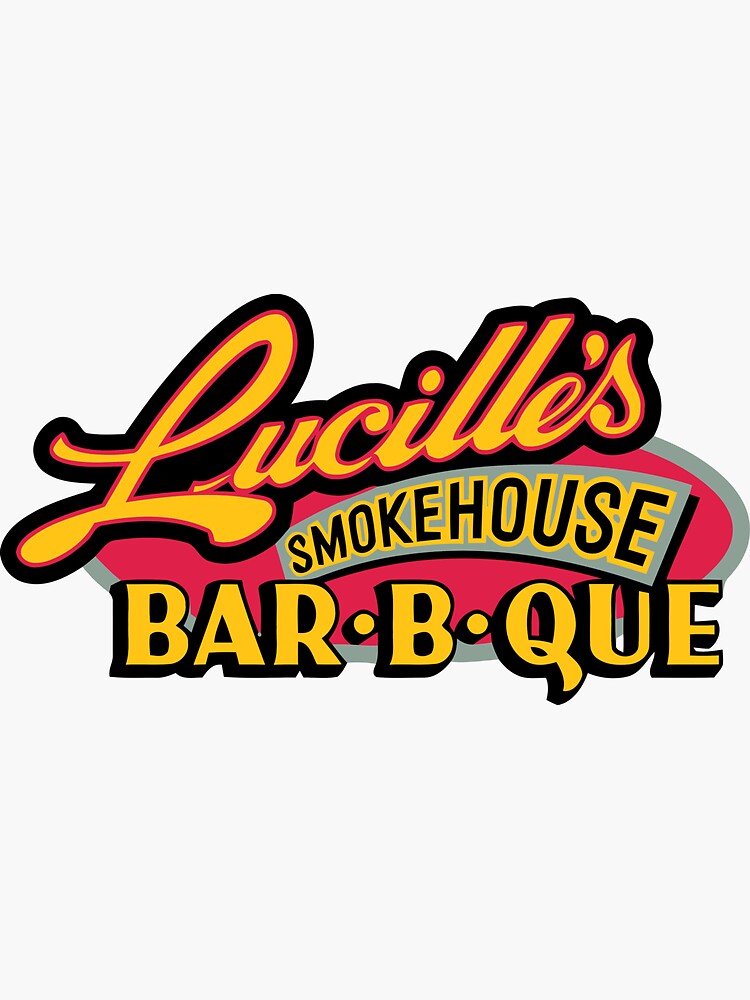 "Lucille's Smokehouse Bar-B-Que Resto" Sticker for Sale by CiBandle ...