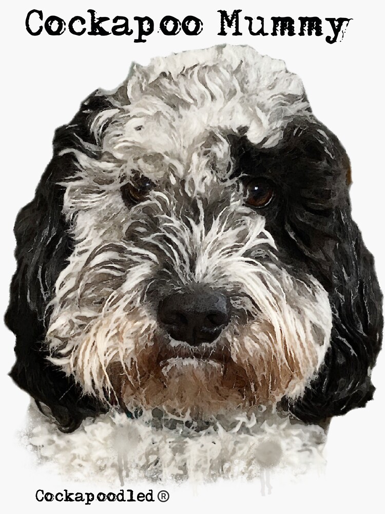 "Cockapoo Dog Mum" Sticker for Sale by cockapoodled | Redbubble
