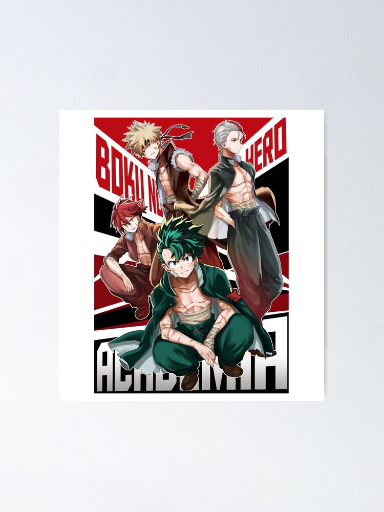 "My hero academia ( the style of a bully )" Poster by AnimeTheme ...