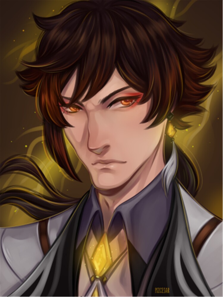 "Zhong Li Genshin Impact" Sticker by Mathisberengar | Redbubble