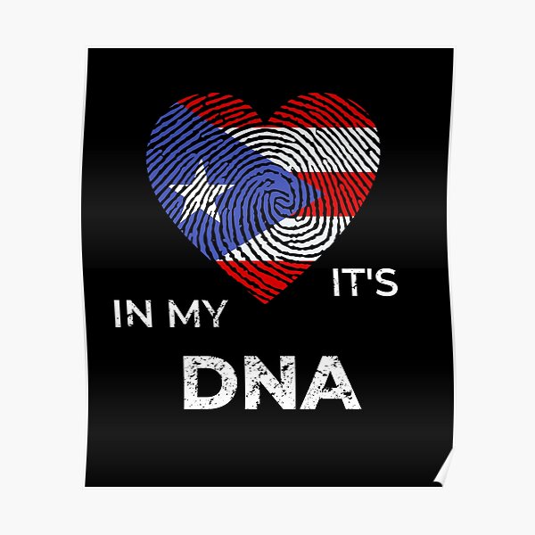 "It's In My Dna Puerto Rican Flag Puerto Rico Genealogy Ancestry ...