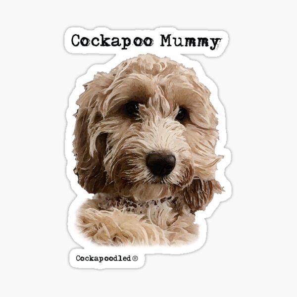 "Cockapoo Dog Mum" Sticker for Sale by cockapoodled | Redbubble