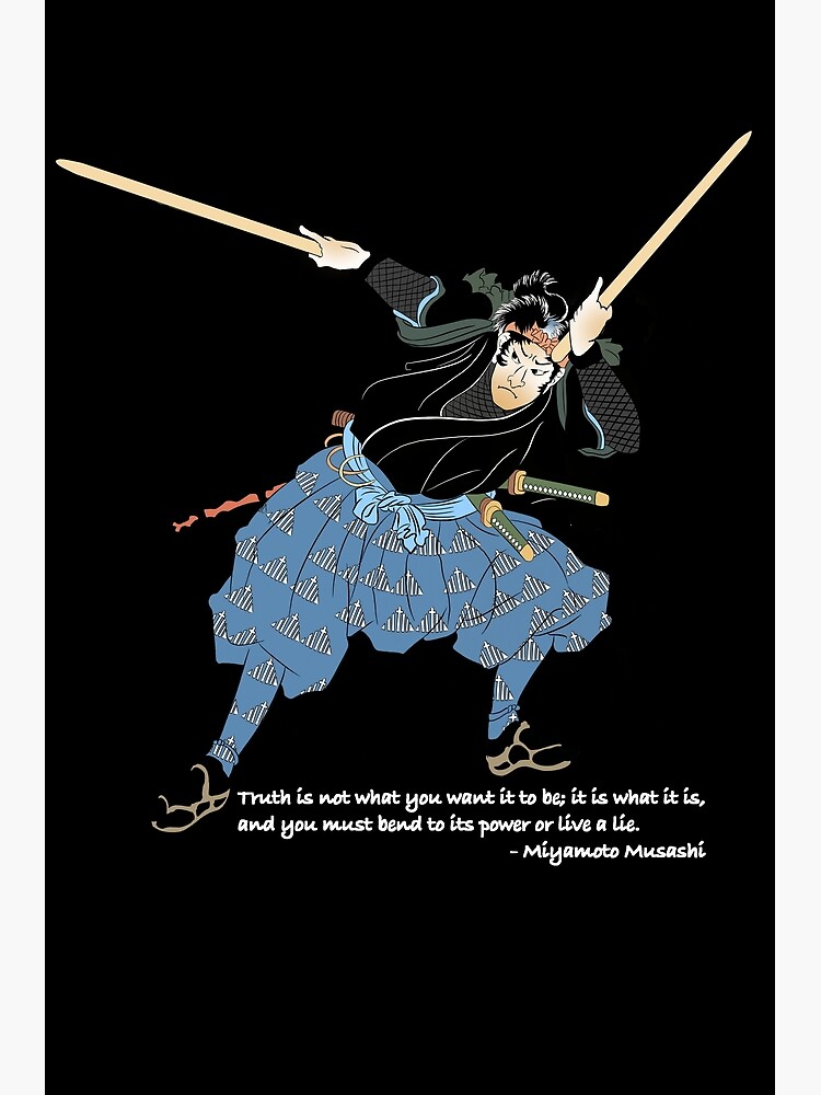 "Truth - Miyamoto Musashi 宮本 武蔵" Art Print for Sale by Xuenbox | Redbubble