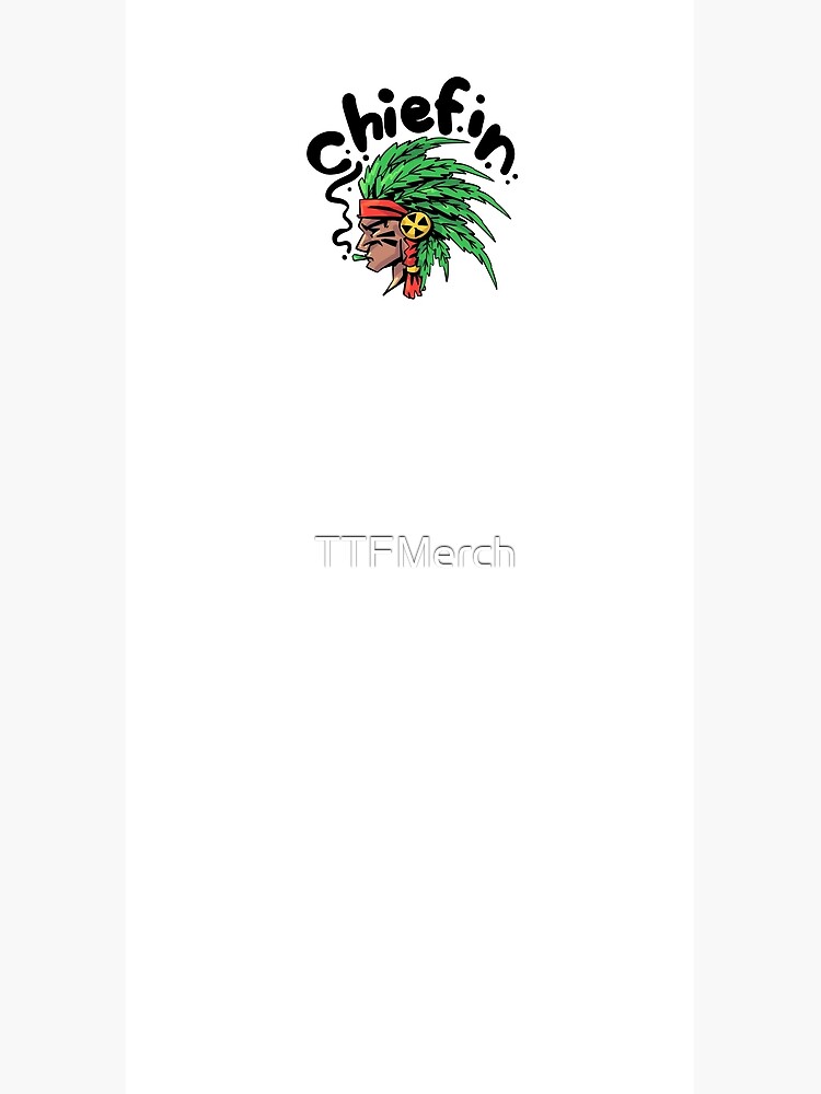 "Chiefin Cannabis Weed Native Smoking Gift" Duffle Bag for Sale by ...