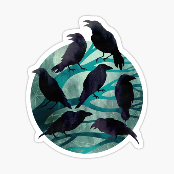 Raven Stickers | Redbubble