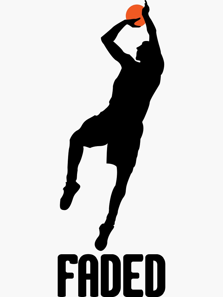 "Faded - Black" Sticker by OwlScene | Redbubble