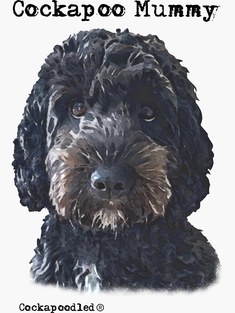 "Cockapoo Dog Mum" Sticker for Sale by cockapoodled | Redbubble