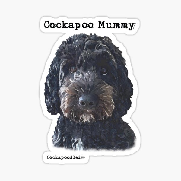 "Cockapoo Dog Mum" Sticker for Sale by cockapoodled | Redbubble
