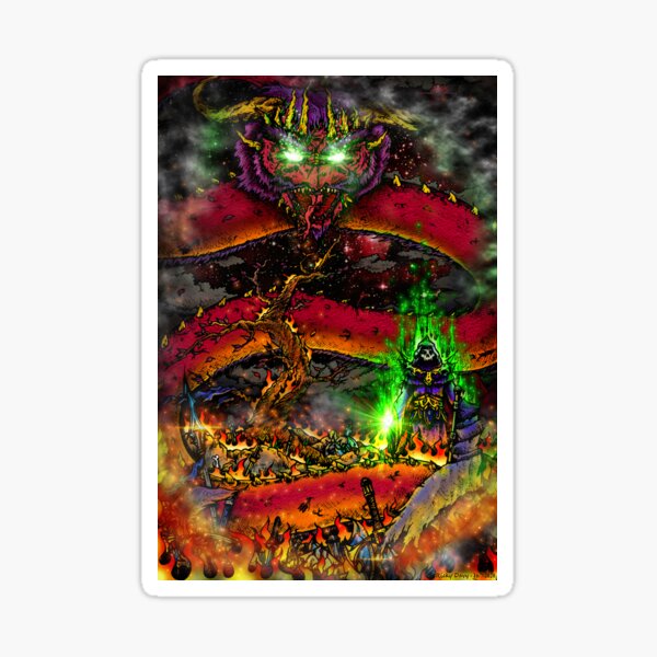 "'The Conjuring' " Sticker by R-Davy-Art | Redbubble