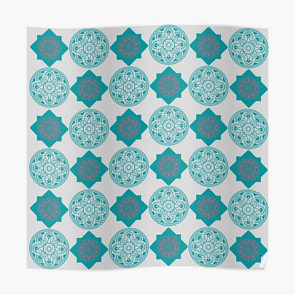 "Light grey preppy pattern" Poster for Sale by VictorCozma | Redbubble