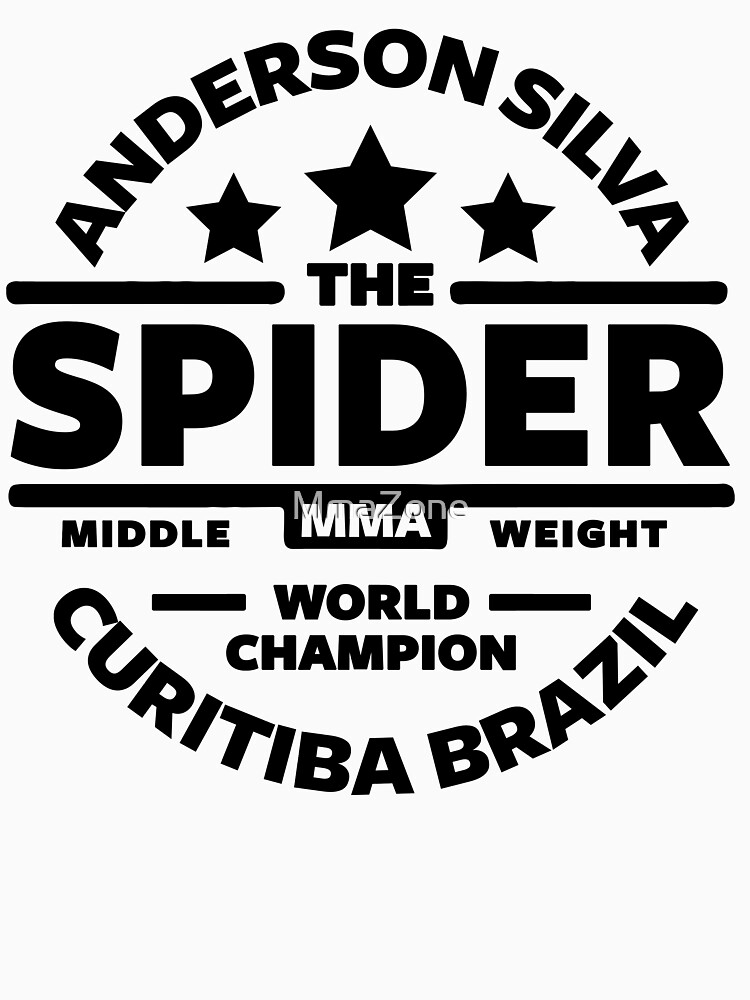 "Anderson Silva" T-shirt for Sale by MmaZone | Redbubble | ufc t-shirts ...