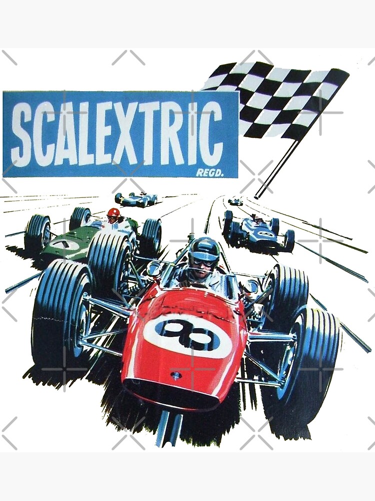 "Scalextric" Poster for Sale by Retrorockit | Redbubble