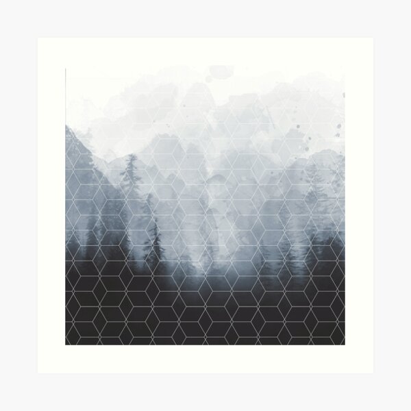 "Geometric Forest Pattern" Art Print for Sale by jacquifrank | Redbubble