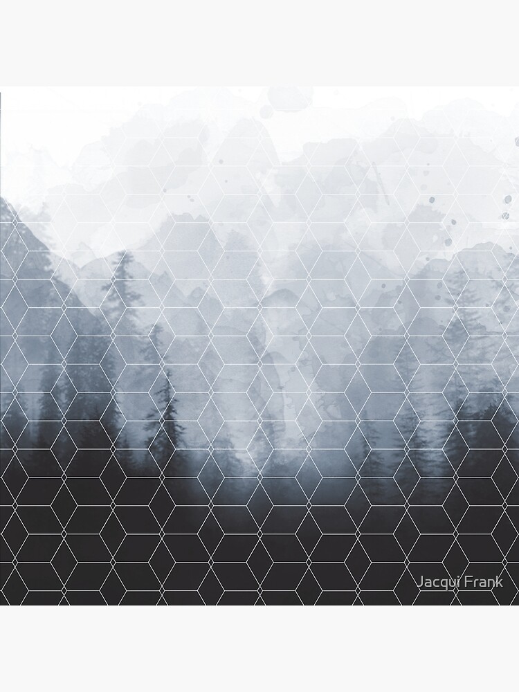 "Geometric Forest Pattern" Art Print for Sale by jacquifrank | Redbubble