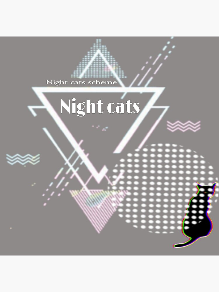 "Scheme of cats" Poster for Sale by fatimahgs | Redbubble