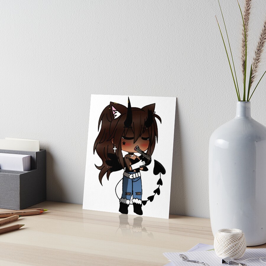 Impression rigide « Gacha Life Girl avec la série Cute GLMM Gacha life ...