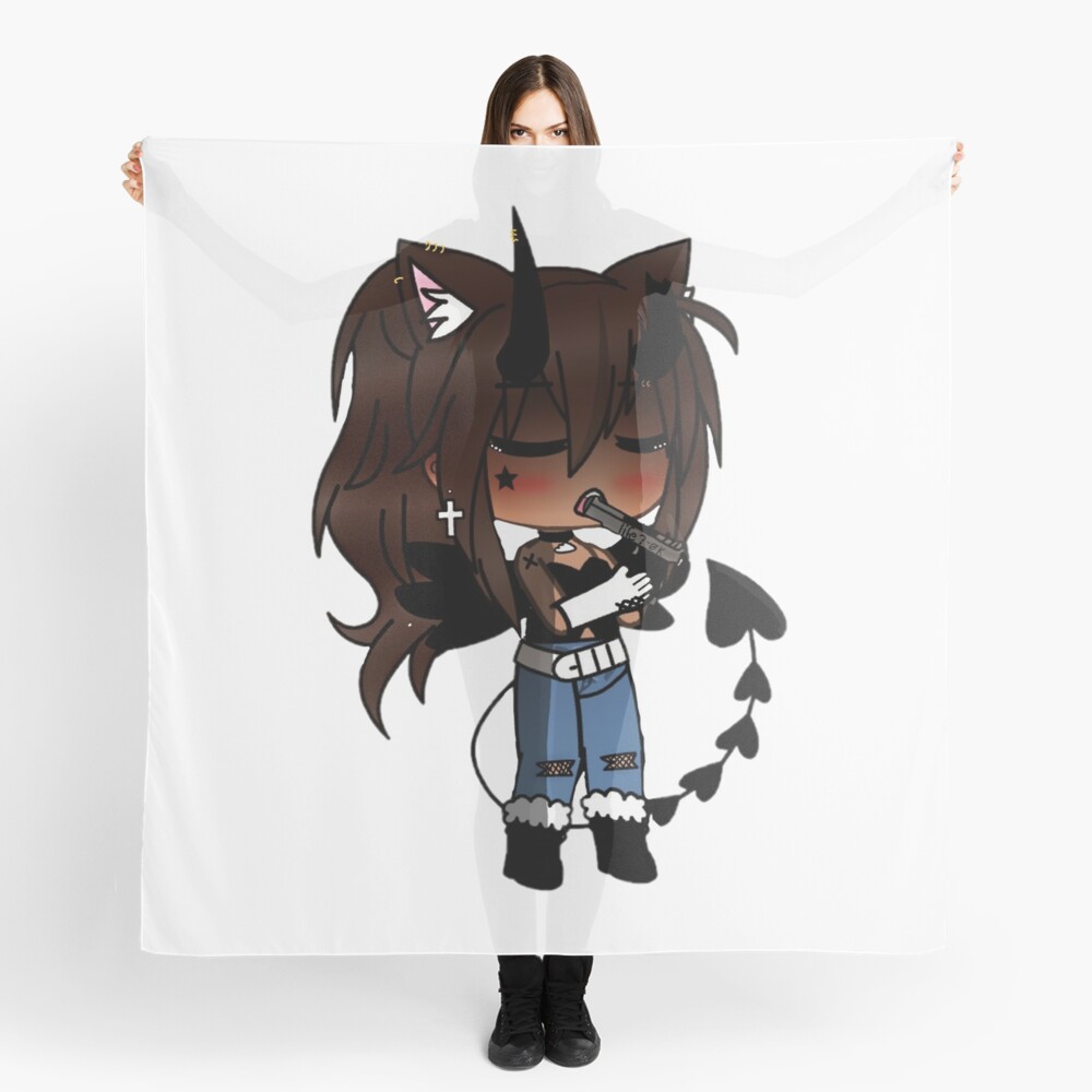 " Gacha Life Girl with Cute GLMM Gacha life series." Scarf for Sale by ...