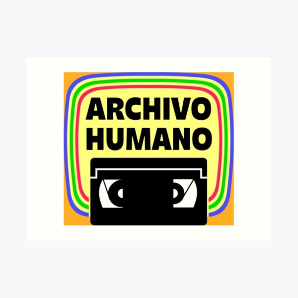 "Human File - Logo" Art Print for Sale by ArchivoHumano | Redbubble
