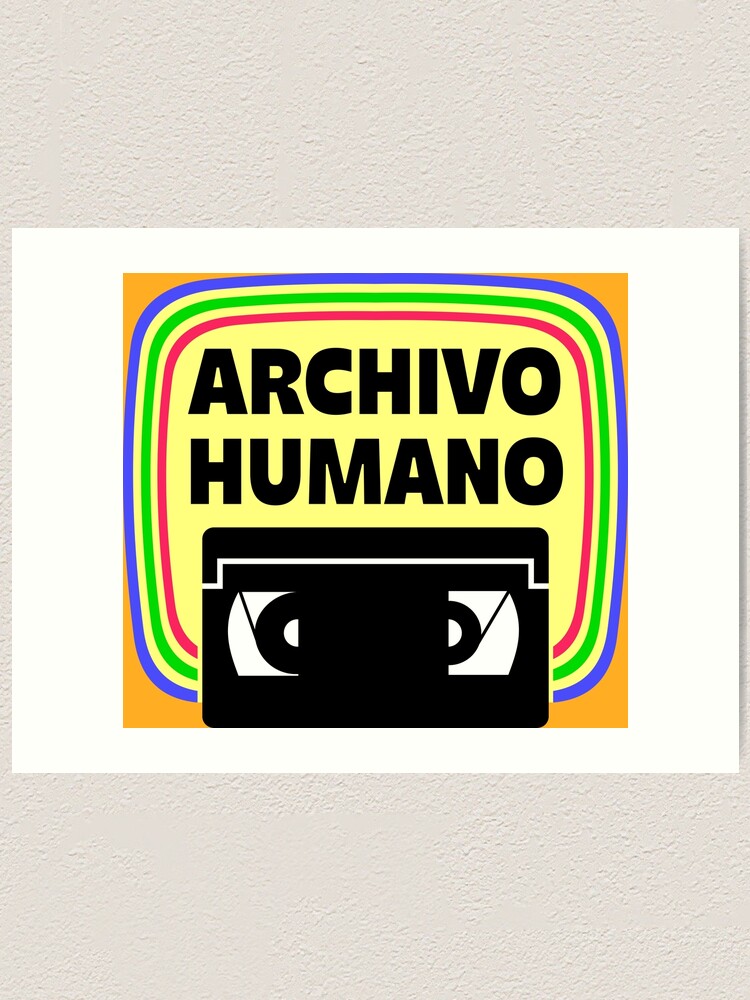 "Human File - Logo" Art Print for Sale by ArchivoHumano | Redbubble