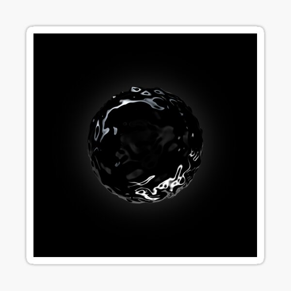 "Dark Matter Sphere - Oil" Sticker for Sale by SpikyHarold | Redbubble