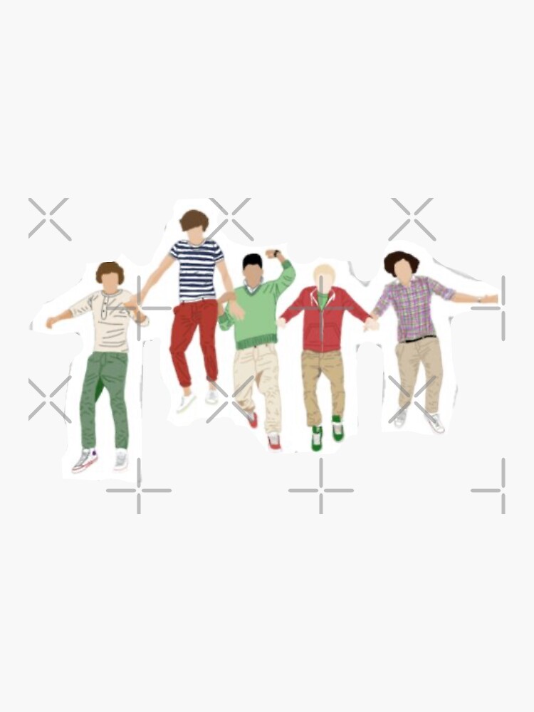 "one direction" Sticker for Sale by kyral007 | Redbubble