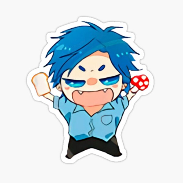"Funniest yarichin b club - cute chibi" Sticker by ANIME-T-shirts ...