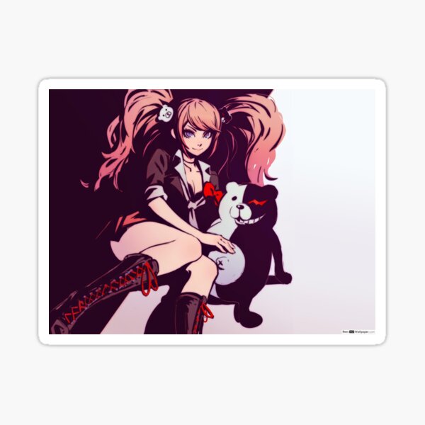 "junko enoshima " Sticker by Anime-kawaii3 | Redbubble