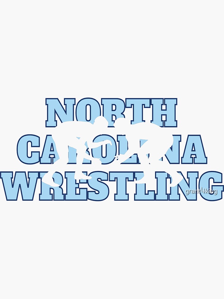 "NC North Carolina Wrestling Team The Tarheel State Pride graphic ...