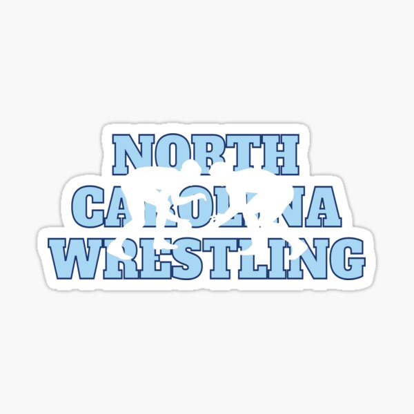 "NC North Carolina Wrestling Team The Tarheel State Pride graphic ...
