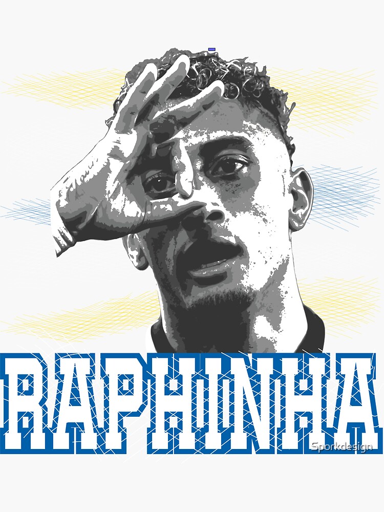 "Raphinha 1" Sticker by Sporkdesign | Redbubble