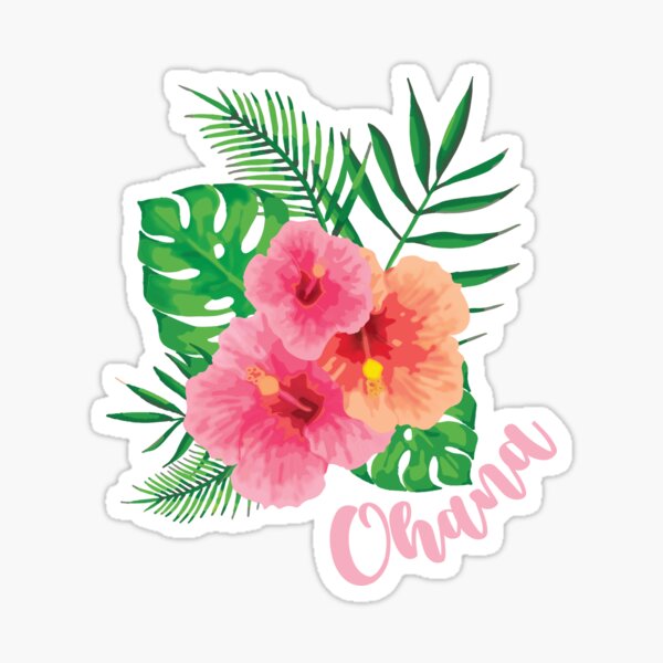 "Ohana Sticker" Sticker for Sale by JMUGSS | Redbubble
