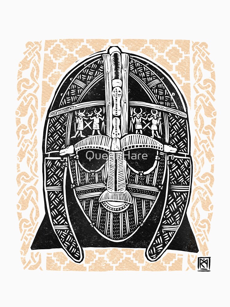 "The Sutton Hoo Helmet" T-shirt for Sale by QueenHare | Redbubble ...