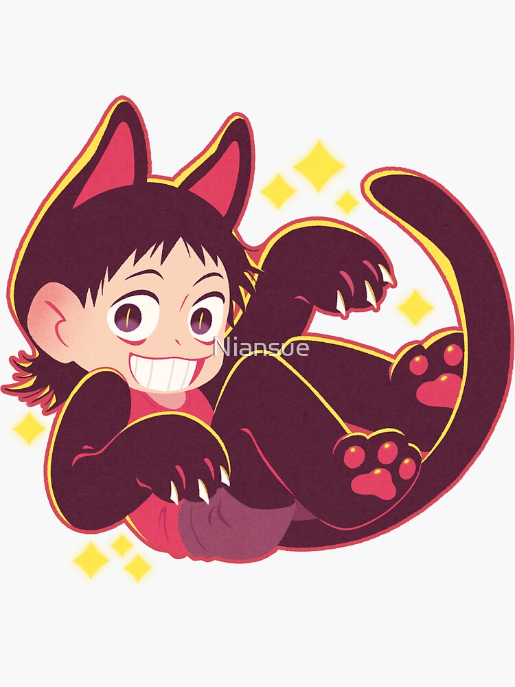 "Bad Luck" Sticker for Sale by Niansue | Redbubble