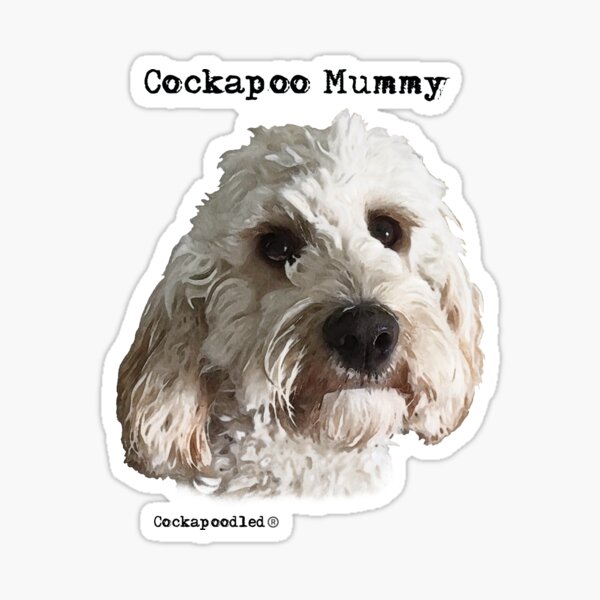 "Cockapoo Dog Mum" Sticker for Sale by cockapoodled | Redbubble