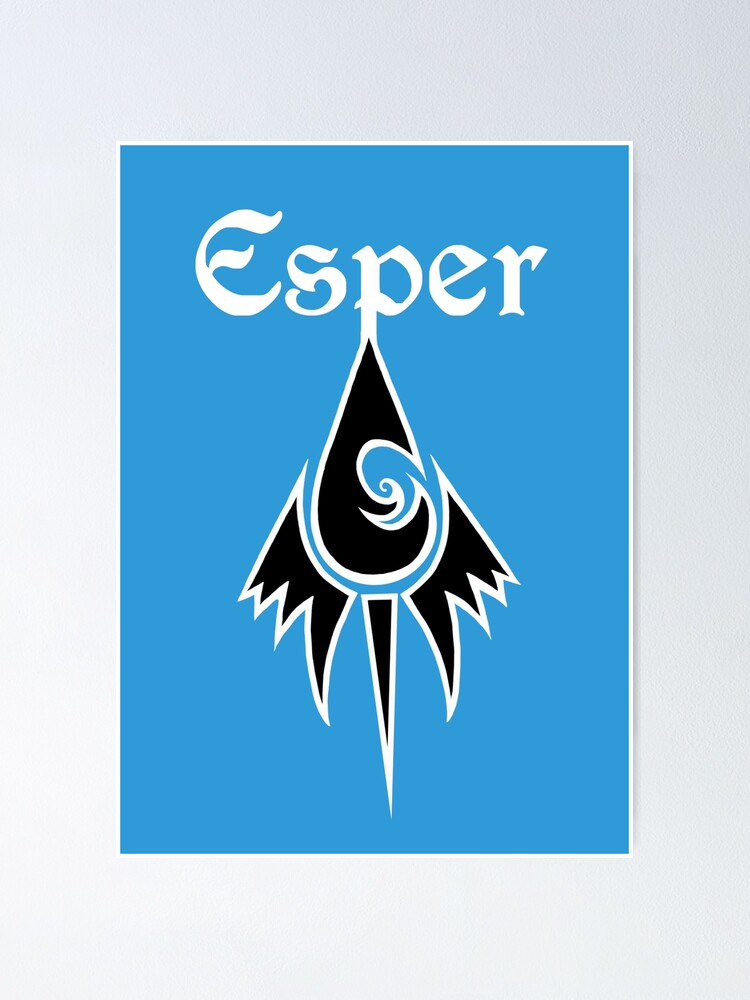 "Esper Symbol" Poster by cochambrator | Redbubble