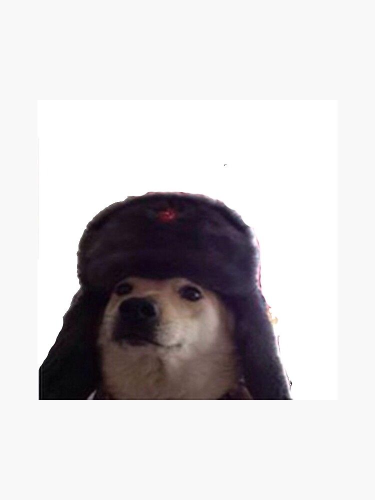 "Soviet Doggo Sticker" Sticker by Scoot11 | Redbubble