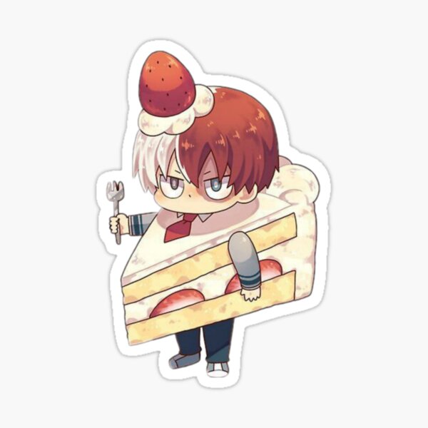 "Mini Todoroki" Sticker by Rachid-spipo | Redbubble