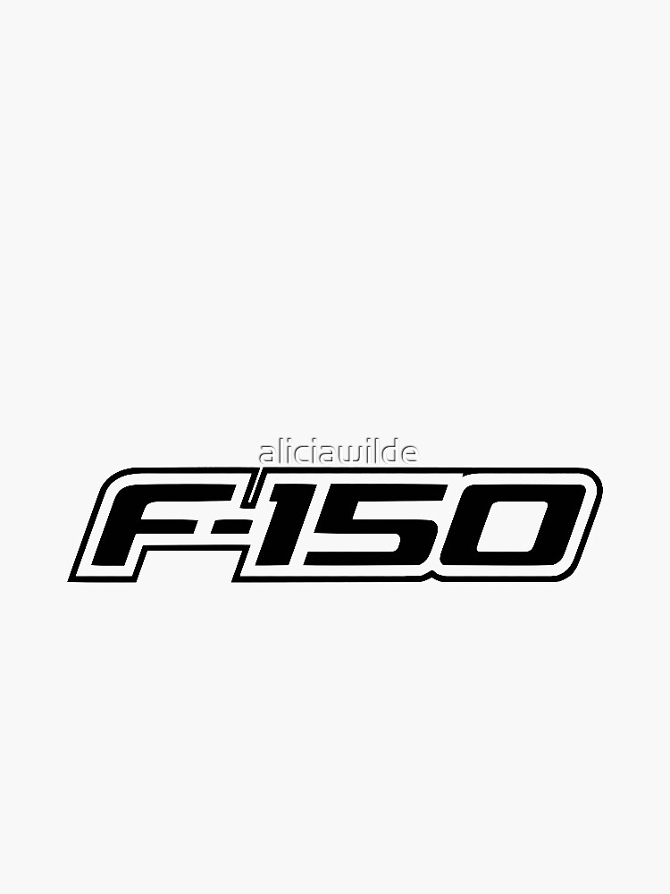 "Ford F-150 Logo" Sticker for Sale by aliciawilde | Redbubble