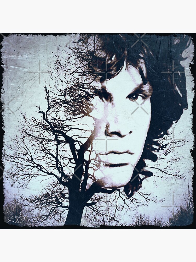 "Jim Morrison tree" Sticker by Psychedelic-Fun | Redbubble