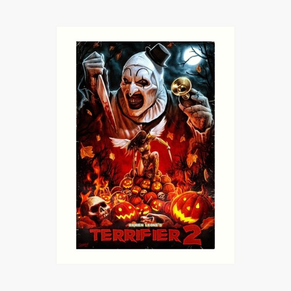 "Terrifier 2 horror movie poster " Art Print for Sale by ...