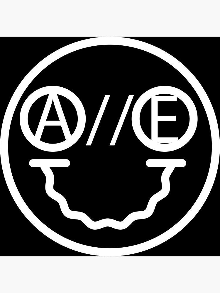 "A//E Anarchy Equality Smiley Face" Poster for Sale by Dr-Faustus ...