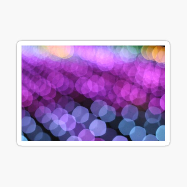 "Bright Purple and Blue Neon Merchandise" Sticker by cindyfordyce ...