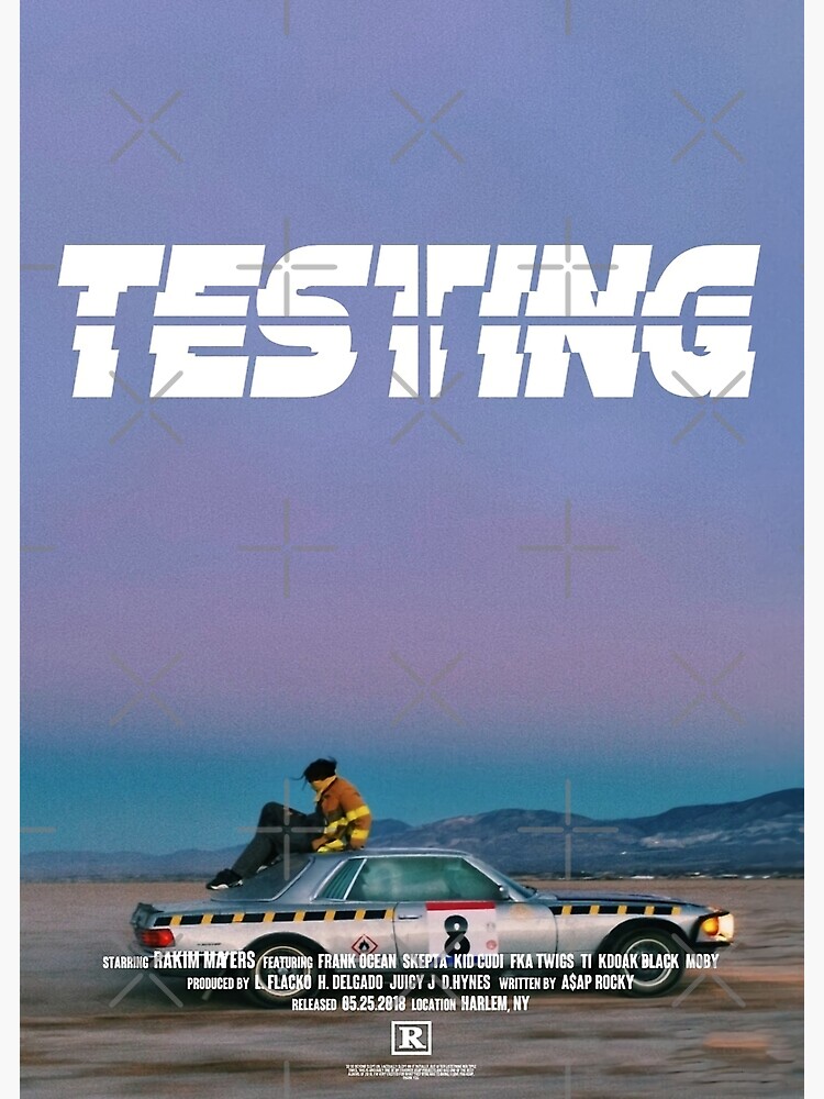 "Testing" Poster by joseeccarrolll | Redbubble