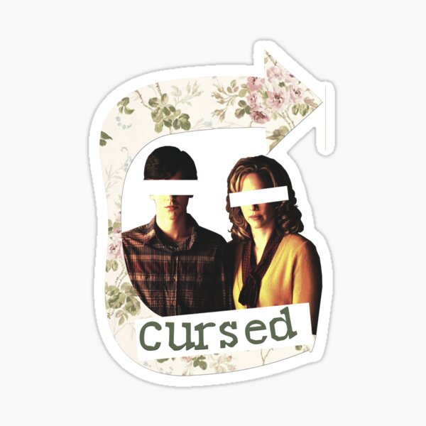 "Cursed" Sticker for Sale by thescudders | Redbubble
