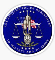 Lapd Stickers | Redbubble