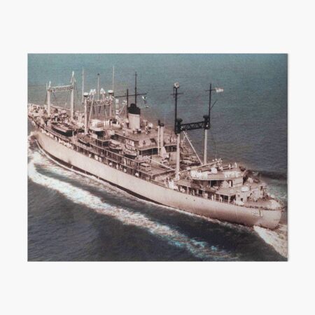 "USS ARCADIA (AD-23) SHIP'S STORE" Art Board Print for Sale by ...